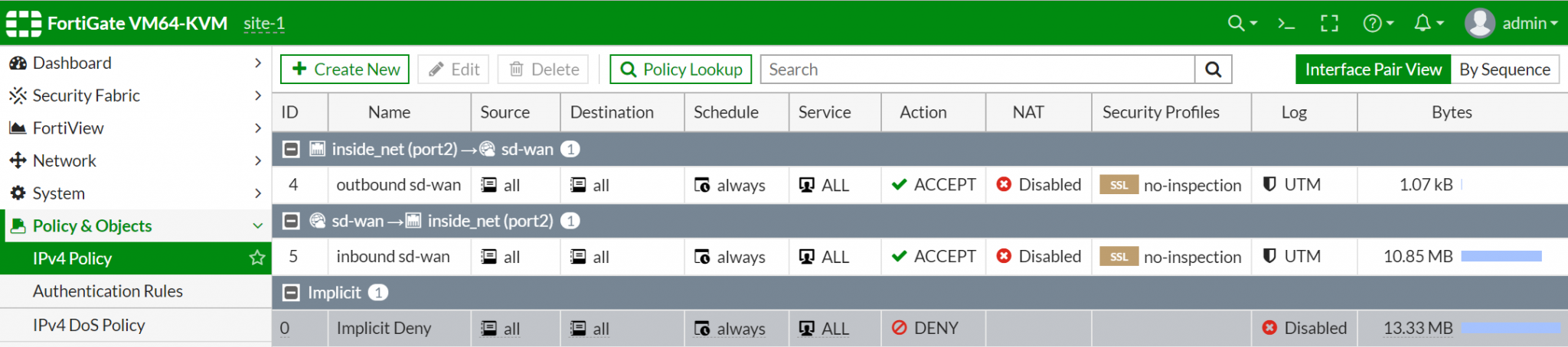 SD-WAN with FortiGate – Basic SD-WAN between Two Sites – Historian Tech